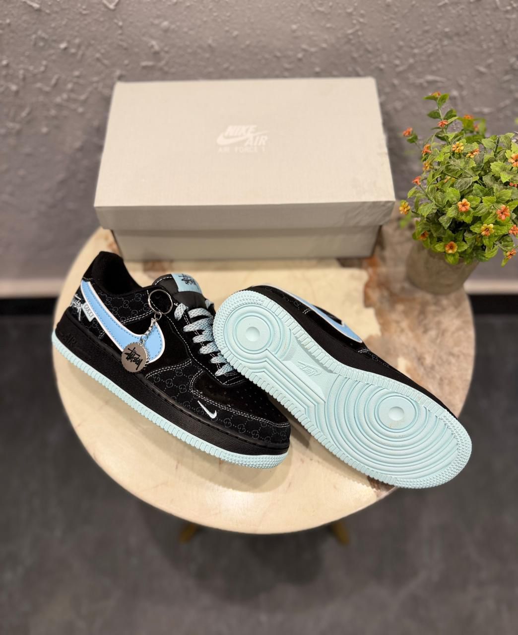 FIRST COPY NIKE AIRFORCE CUSTOM STUSSY