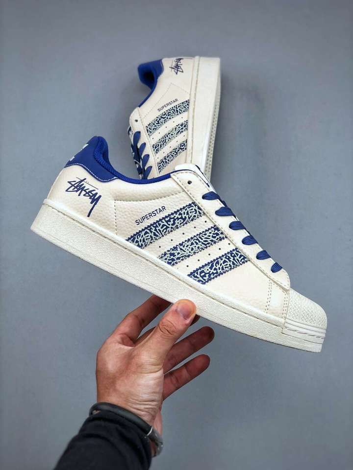 First Copy Adidas Superstar White Blue