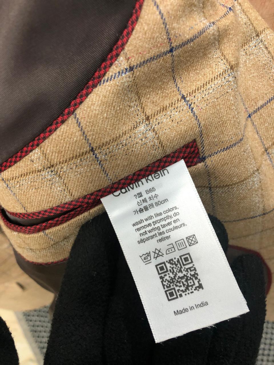 First Copy Calvin Klein Fabric Blazer