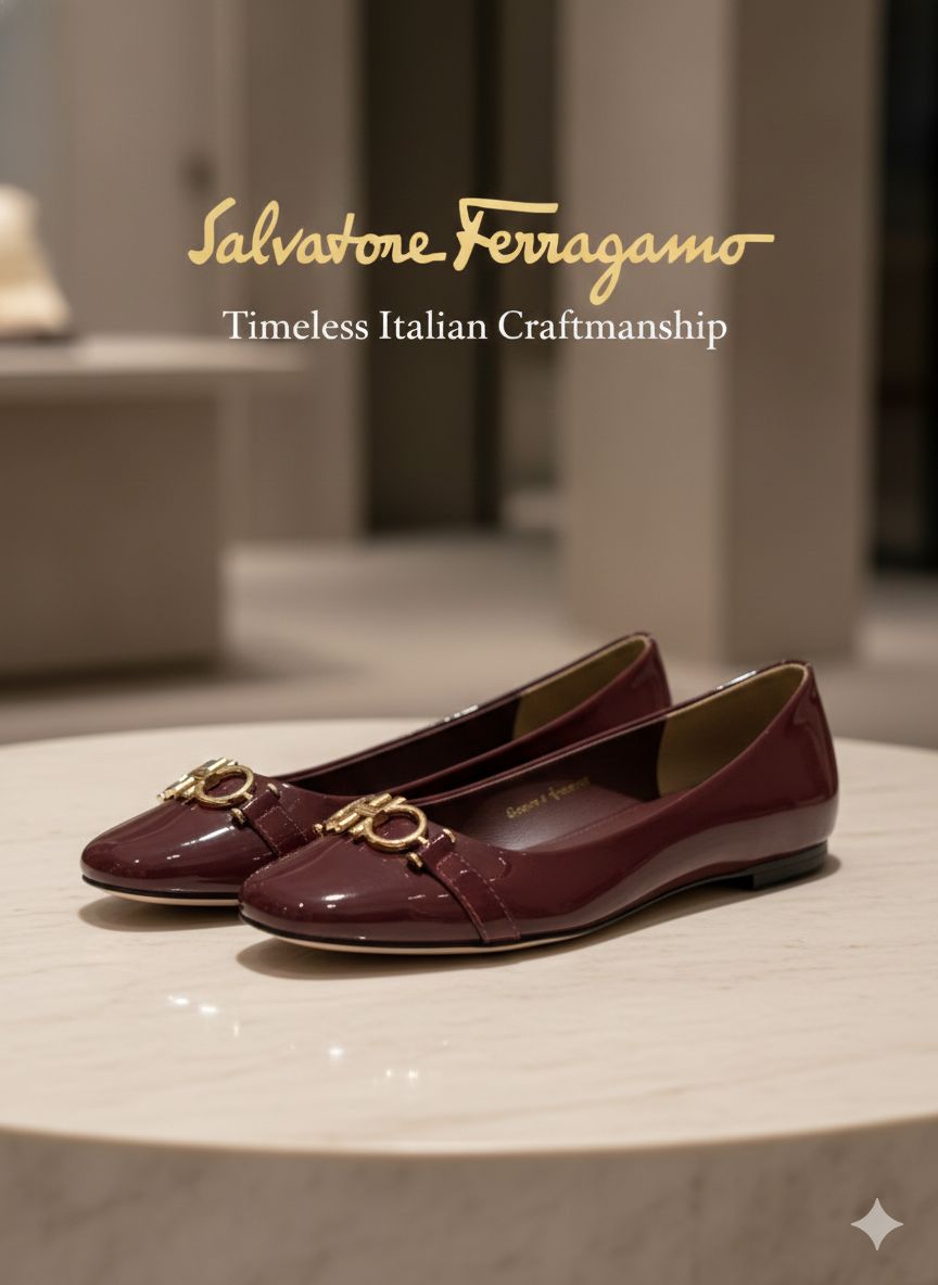 First Copy Ferragamo Ballerinas Shoes
