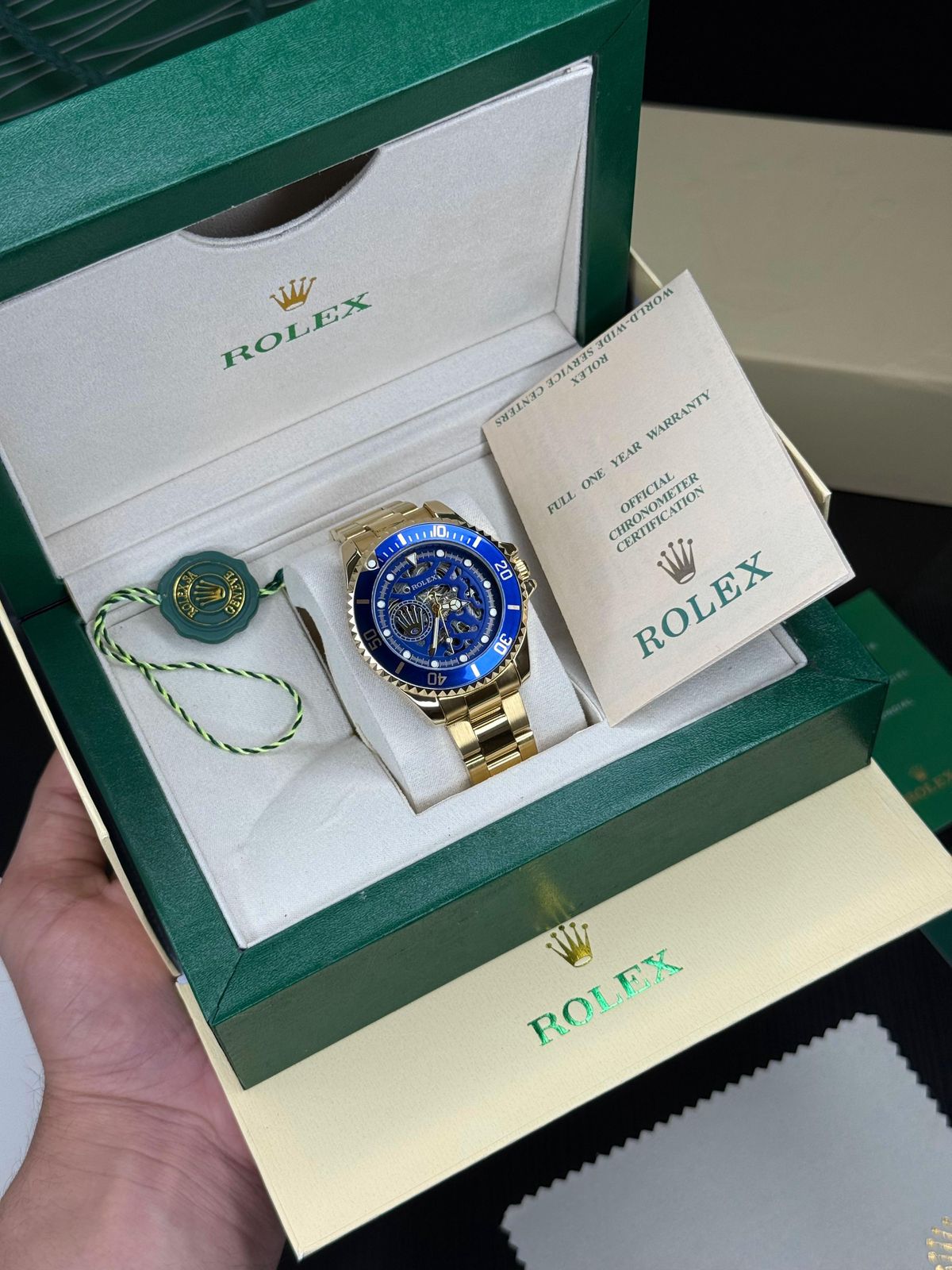 First Copy Rolex Men’s Automatic Gold Watch