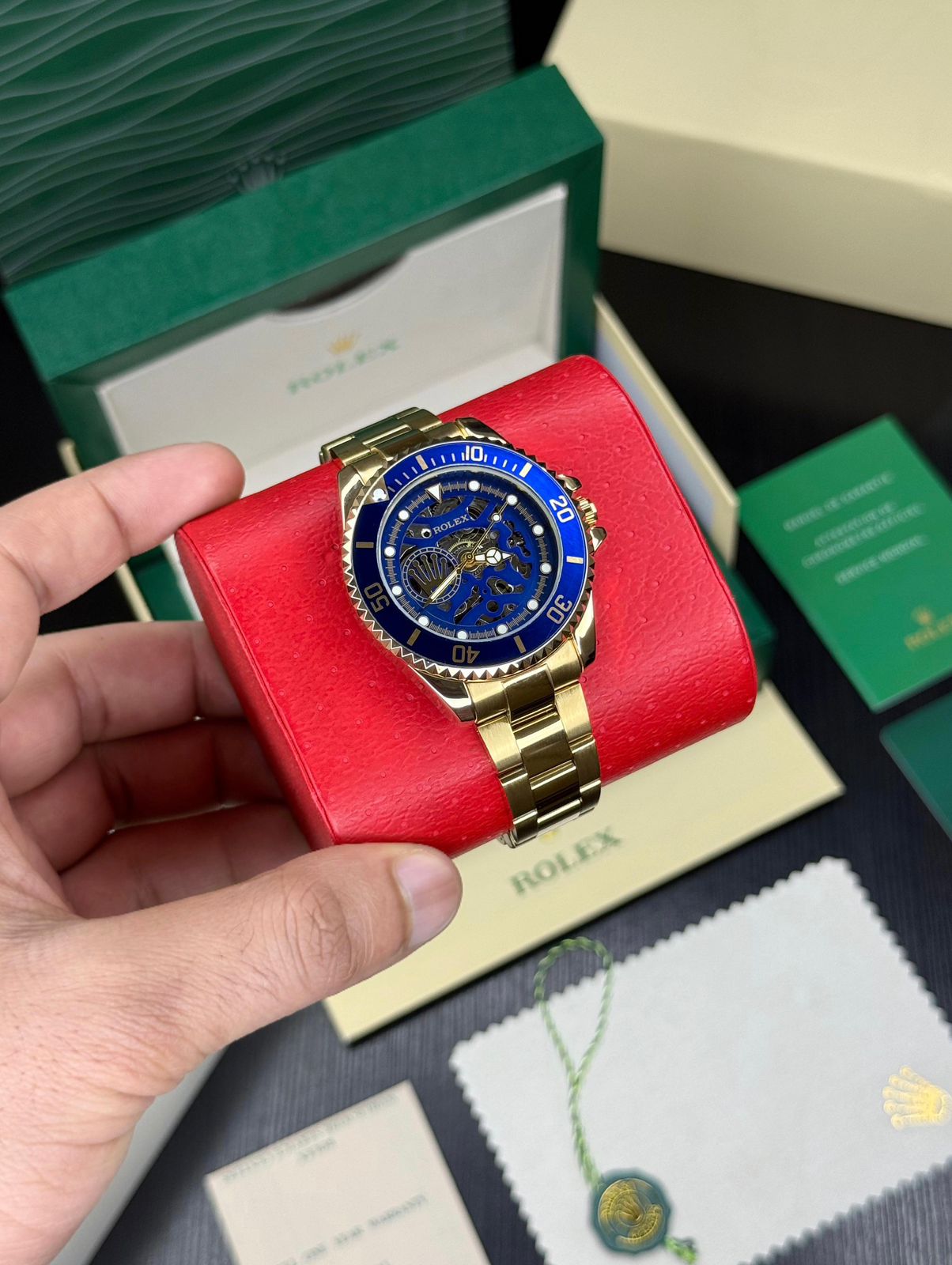 First Copy Rolex Men’s Automatic Gold Watch