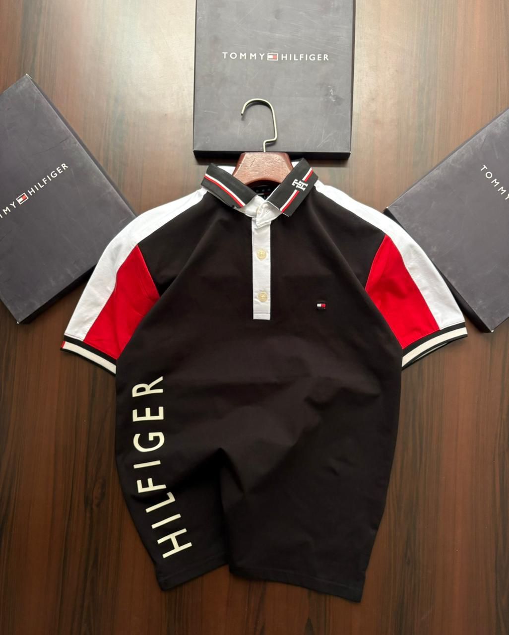 TH Cotton Lycra Polo Collar T-Shirt